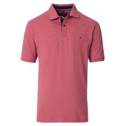 Poloshirt Casamoda "Casamoda Polo-Shirt uni", Herren, Gr. L, rosa (rosarot), 95% Baumwolle, 5% Elasthan, Shirts