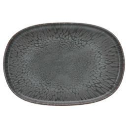 Creatable Platte oval Uno Volcano 33x23 cm Anthazit