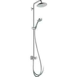 Hansgrohe Croma 220 Reno Showerpipe 27224000 Brausearm 400 mm, schwenkbar, chrom