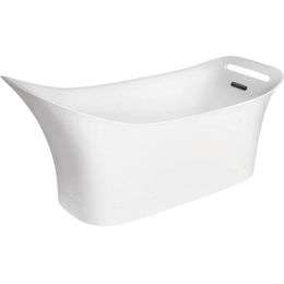 Hansgrohe Badewanne Axor Urquiola 180 x 62,4 cm, freistehend, Mineralguss, weiss