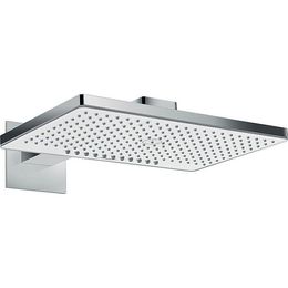 Hansgrohe Rainmaker Select 460 Kopfbrause 24005400 weiss chrom, 2jet, Wandmontage, Brausearm 450mm