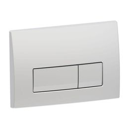 Geberit Delta 50 Square Bet&auml;tigungsplatte 115105465 mattverchromt, f&uuml;r 2-Mengen-Sp&uuml;lung