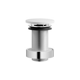 Laufen Ablaufventil H591LA37570001 74x74 mm, f&uuml;r Becken ohne &Uuml;berlauf, nicht verschliessbar, wei&szlig; matt