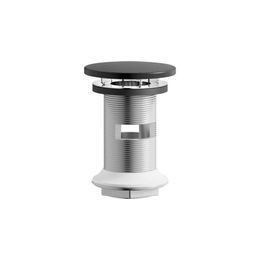 Laufen Ablaufventil H591LA57160001 74x74 mm, nicht verschliessbar schwarz matt
