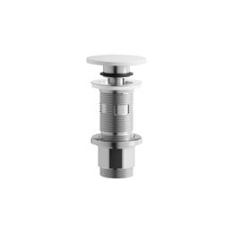 Laufen Ablaufventil H591LA47570001 74x74 mm, Klick-Klack wei&szlig; matt
