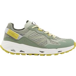 Wanderschuh Jack Wolfskin "PRELIGHT HYBRID VENT LOW M", Herren, Gr. UK 11 - EU 45,5, Normalschaft, gr&uuml;n (chartreuse), Obermaterial: Synthetik. Obermaterial 2: Textilmaterial. Futter: Polyester, Schuhe Wanderschuh