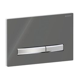Geberit Sigma 50 Square Bet&auml;tigungsplatte 115788SD2 Rauchglas verspiegelt, f&uuml;r 2-Mengen-Sp&uuml;lung