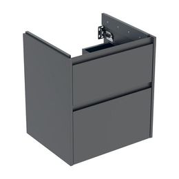 Geberit Renova Plan Waschtisch-Unterschrank 504025011 2 Schubladen, Korpus/Front wei&szlig; / lackiert seidenglanz, Breite 50,4 cm
