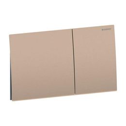 Geberit Sigma 70 Square Bet&auml;tigungsplatte 115622QB1 f&uuml;r 2-Mengen-Sp&uuml;lung, rotgold