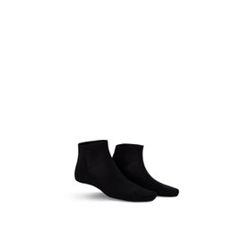 Sneakersocken Kunert "RICHARD", Herren, Gr. 39-42, schwarz, Baumwollmischung, normal, Socken Sneakersocken, druckfreier Komfortbund, sportlicher Look