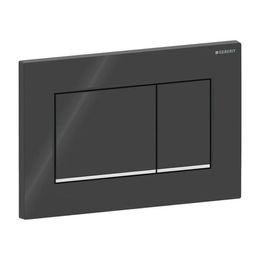 Geberit Sigma 20 Square Bet&auml;tigungsplatte 115883KM1 schwarz / hochglanz-verchromt