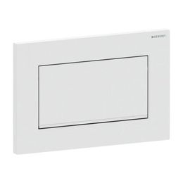 Geberit Sigma 10 Square Bet&auml;tigungsplatte 115893JT1 weiss matt lackiert, hochglanz verchromt