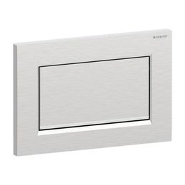 Geberit Sigma 10 Square Bet&auml;tigungsplatte 115893KX1 Cr geb&uuml;rstet / hochglanz-verchromt