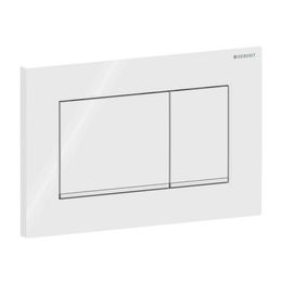 Geberit Sigma 20 Square Bet&auml;tigungsplatte 115883KJ1 wei&szlig; / hochglanz-verchromt