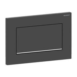 Geberit Sigma 10 Square Bet&auml;tigungsplatte 115893141 schwarz matt lackiert, hochglanz verchromt