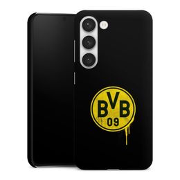 DeinDesign Galaxy S23 Handy Premium Case Smartphone Handyh&uuml;lle Schutzh&uuml;lle matt Borussia Dortmund Official Licensed Product Bvb Premium Case