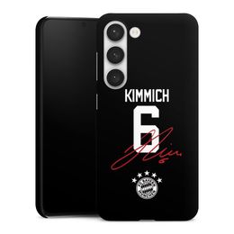 DeinDesign Galaxy S23 Handy Premium Case Smartphone Handyh&uuml;lle Schutzh&uuml;lle matt Fcb Fc Bayern M&uuml;nchen Kimmich Premium Case