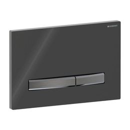 Geberit Sigma 50 Square Bet&auml;tigungsplatte 115671DW2 f&uuml;r 2-Mengen-Sp&uuml;lung, Zinkdruckguss/Kunststoff