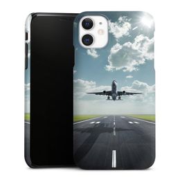 DeinDesign iPhone 11 Handy Premium Case Smartphone Handyh&uuml;lle Schutzh&uuml;lle matt Urlaub Wanderlust Airplane Premium Case