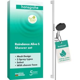 Hansgrohe Raindance Alive Select S Duschset 24601000 Brausestange Unica E, 3jet, chrom