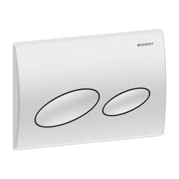 Geberit Kappa 20 Bet&auml;tigungsplatte 115228461 seidenglanz verchromt, 2-Mengen-Sp&uuml;lung