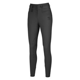 Pikeur Grip-Kniebesatz-Reithose Highwaist grau Damen 68