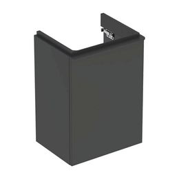 Geberit Smyle Square Handwaschbecken-Unterschrank 500350JK1 44,2x61,7x35,6cm, 1 T&uuml;r rechts, lava matt