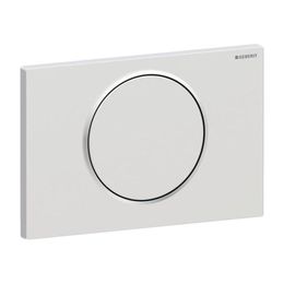 Geberit Sigma10 Round Bet&auml;tigungsplatte 115758JQ5 Platte/Taste mattchrom, Ring verchromt, Kunststoff, f&uuml;r Sp&uuml;l-Stopp-Sp&uuml;lung