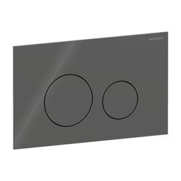 Geberit Sigma40 Bet&auml;tigungsplatte 115628JK1 Round, lava, f&uuml;r 2-Mengen-Sp&uuml;lung