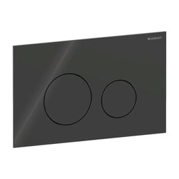 Geberit Sigma 40 Round Bet&auml;tigungsplatte 115628SJ1 Round, schwarz, f&uuml;r 2-Mengen-Sp&uuml;lung, Round