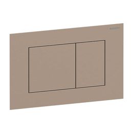 Geberit Sigma 40 Square Bet&auml;tigungsplatte 115629QB1 Square, rotgold / geb&uuml;rstet, easy-to-clean-beschichtet, f&uuml;r 2-Mengen-Sp&uuml;lung, Round