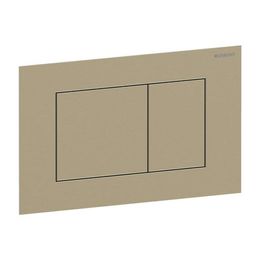 Geberit Sigma 40 Square Bet&auml;tigungsplatte 115629QF1 Square, messingfarben / geb&uuml;rstet, easy-to-clean-beschichtet, f&uuml;r 2-Mengen-Sp&uuml;lung, Round