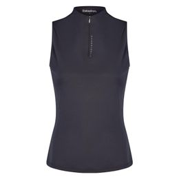 ESKADRON Classic Sports Tank Top Half-Zip blau Damen M
