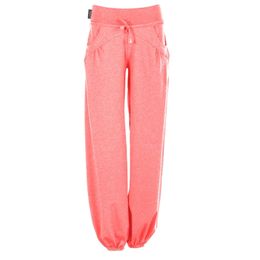 Dancehose WINSHAPE "WTE3", Damen, Gr. L, Normalgr&ouml;&szlig;en, rot (neon coral), 48% Baumwolle, 48% Polyester, 4% Elasthan, Hosen, Dance-Style