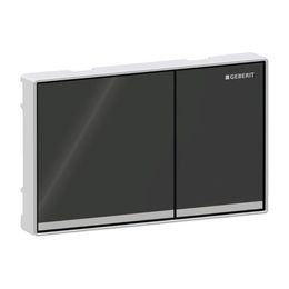 Geberit Bet&auml;tigungsplatte Omega 60 Square 115081SJ1 Glas schwarz, f&uuml;r Omega Sp&uuml;lk&auml;sten