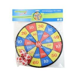 Vedes Dartscheibe Klett mit 4 B&auml;llen, Durchmesser 35 Zentimeter, Zielscheibe