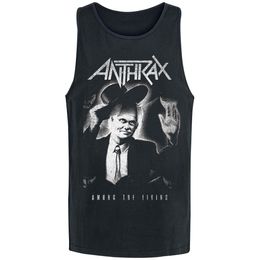 Anthrax ATL Greyscale Tank-Top schwarz in XL ANTH358