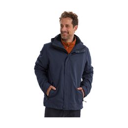 Outdoorjacke Killtec "KOS 1 MN JCKT", Herren, Gr. XXL, blau (marine), Obermaterial: 100% Polyester;Obermaterial 2: 100% Polyester;Futter: 100% Polyester, Jacken Outdoorjacke, Wind- und wasserdichte Herrenjacke, atmungsaktiv, abnehmbare Kapuze