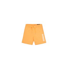 Shorts Alpha Industries "Alpha Puff Print Short", Herren, Gr. M, Normalgr&ouml;&szlig;en, orange (tangerine), Obermaterial: 80% Baumwolle, 20% Polyester, Hosen Shorts