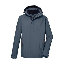 Funktionsjacke Killtec "KOS 87 MN JCKT", Herren, Gr. M, blau (royalblau), Obermaterial: 100% Polyester;Futter: 100% Polyester, Jacken Funktionsjacke, Wasser- und winddicht, atmungsaktiv, abnehmbare Kapuze