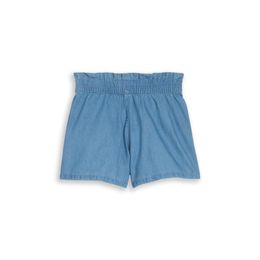 Jeansshorts Tom Tailor, Jungen, Gr. 128, N-Gr, mid stone bright blau, Denim/Jeans, Obermaterial: 100% Baumwolle, regular fit kurz, Jeans Jeansshorts, mit elastischem Bund