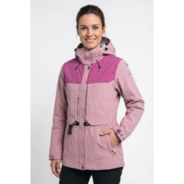 Sch&ouml;ffel Trekkingjacke SCH&Ouml;FFEL, Damen, Gr. 34, pearly after, Web, Obermaterial: 100% Polyester, bequem Po-bedeckend, elastischer Bund mit Druckkn&ouml;pfen,verstellbar, Jacken Trekkingjacke, wasser- und winddicht, atmungsaktiv, verschwei&szlig;te N&auml;hte, tolle Details