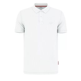JOOP! Poloshirt JOOP JEANS "Ambrosian", Herren, Gr. M, wei&szlig;, Piqu&eacute;, Obermaterial: 95% Baumwolle, 5% Elasthan, unifarben, normal, Rippb&uuml;ndchen, Shirts Poloshirt