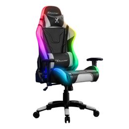 X Rocker Agility eSports Gaming-B&uuml;rodrehstuhl mit LED-Beleuchtung & App-Steuerung - schwarz/wei&szlig;