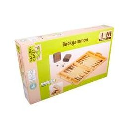 Natural Games Backgammon Spiel 38 x 22 x 5 Zentimeter, Brettspiel