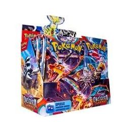Pok&eacute;mon-TCG: Karmesin & Purpur - Obsidian Flammen Booster Display, Sammelkarten