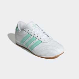 Sneaker adidas originals "ADIDAS TAEKWONDO LACE KIDS", Damen, Gr. 38,5, wei&szlig; (cloud wei&szlig;, clear mint, gum 3), Leder, Synthetik, Schuhe Sneaker, f&uuml;r Kinder & Jugendliche