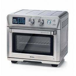 Ariete Hei&szlig;luftfritteuse "4629/1", silber, B:43cm H:39,5cm T:40,5cm, Fritteusen, Mini-Backofen, Grill und Rotisserie in Einem, 25 L