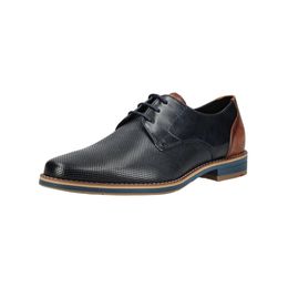 Schn&uuml;rschuh Lloyd "Lloyd Businessschuhe Glattleder", Herren, Gr. 43, blau, braun, Glattleder, Schuhe Schn&uuml;rschuh