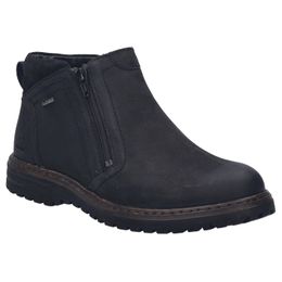 Stiefelette Josef Seibel "Erroll 63", Herren, Gr. 41, schwarz, Leder, Schuhe Stiefelette, Winterstiefel, Chelseaboots mit Rei&szlig;verschluss